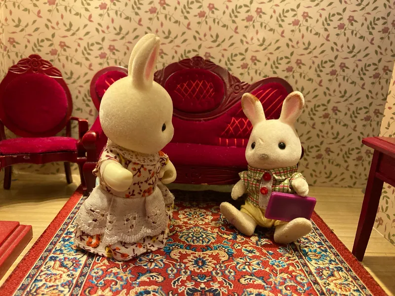 TV for the dollhouse and Tablet for the dolls. by FloatingCam ...