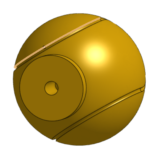 Tennis Ball Trophy Topper by CircuitCyborg | Download free STL model ...