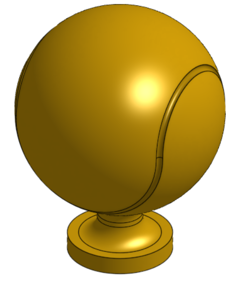 Tennis Ball Trophy Topper by CircuitCyborg | Download free STL model ...