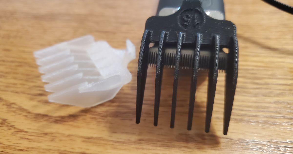 Longer Wahl longer Clipper Guards por Mechatronics | Descargar modelo ...