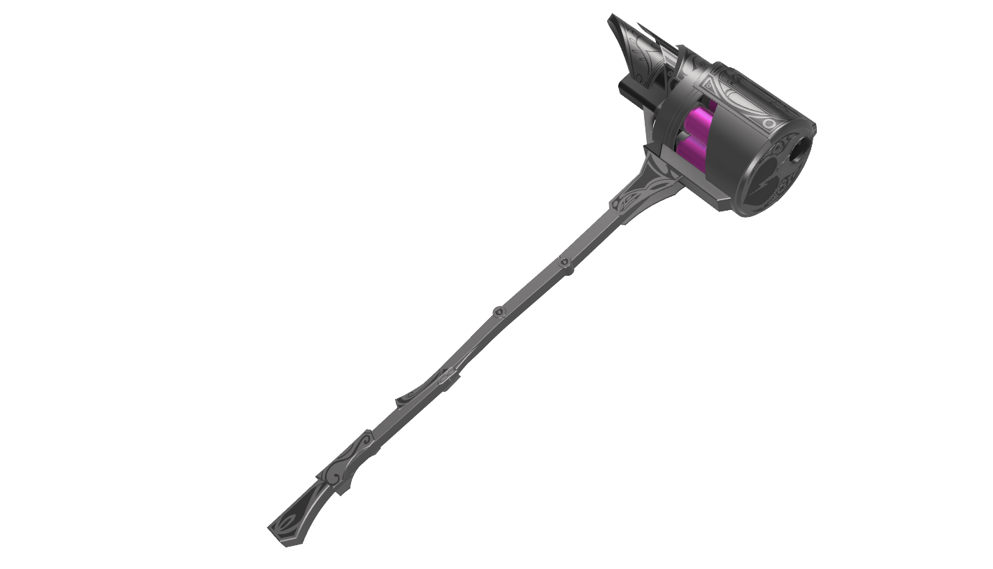 NORA Magnhild Hammer STL Files [RWBY] by Illustrismodels | Printables Store