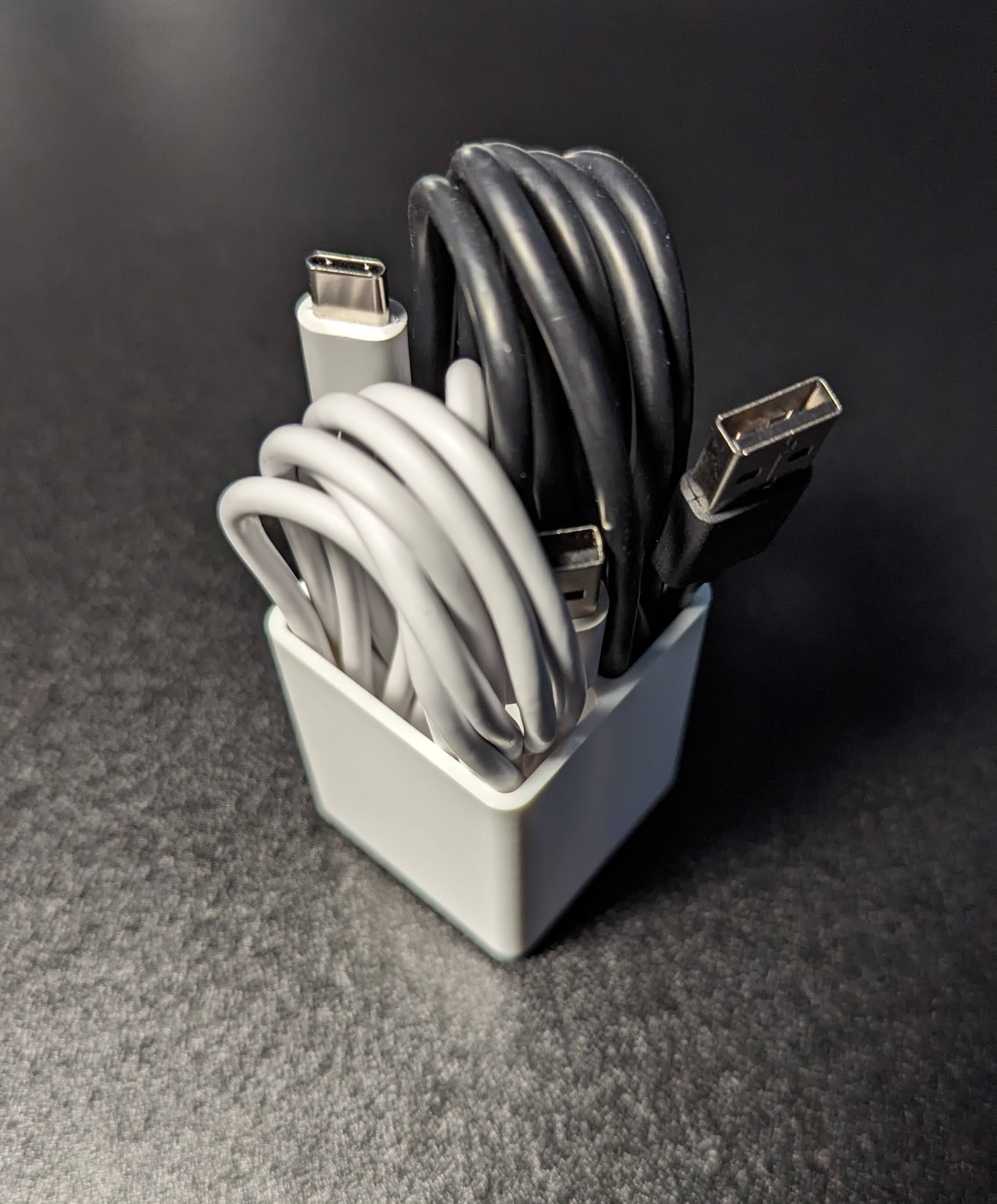 Gridfinity Dual Space Cable Holder by Jacob | Download free STL model ...