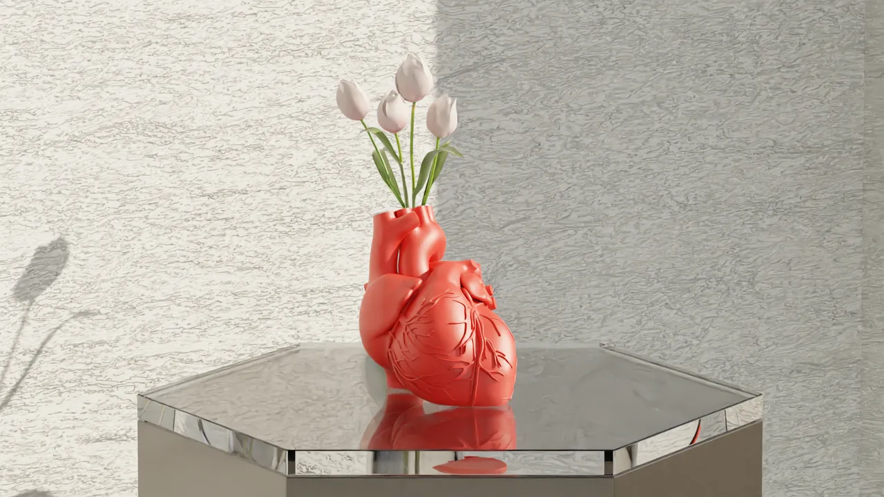 Anatomical Heart - Vase (Decoration) by CalebTimoteo | Download free ...