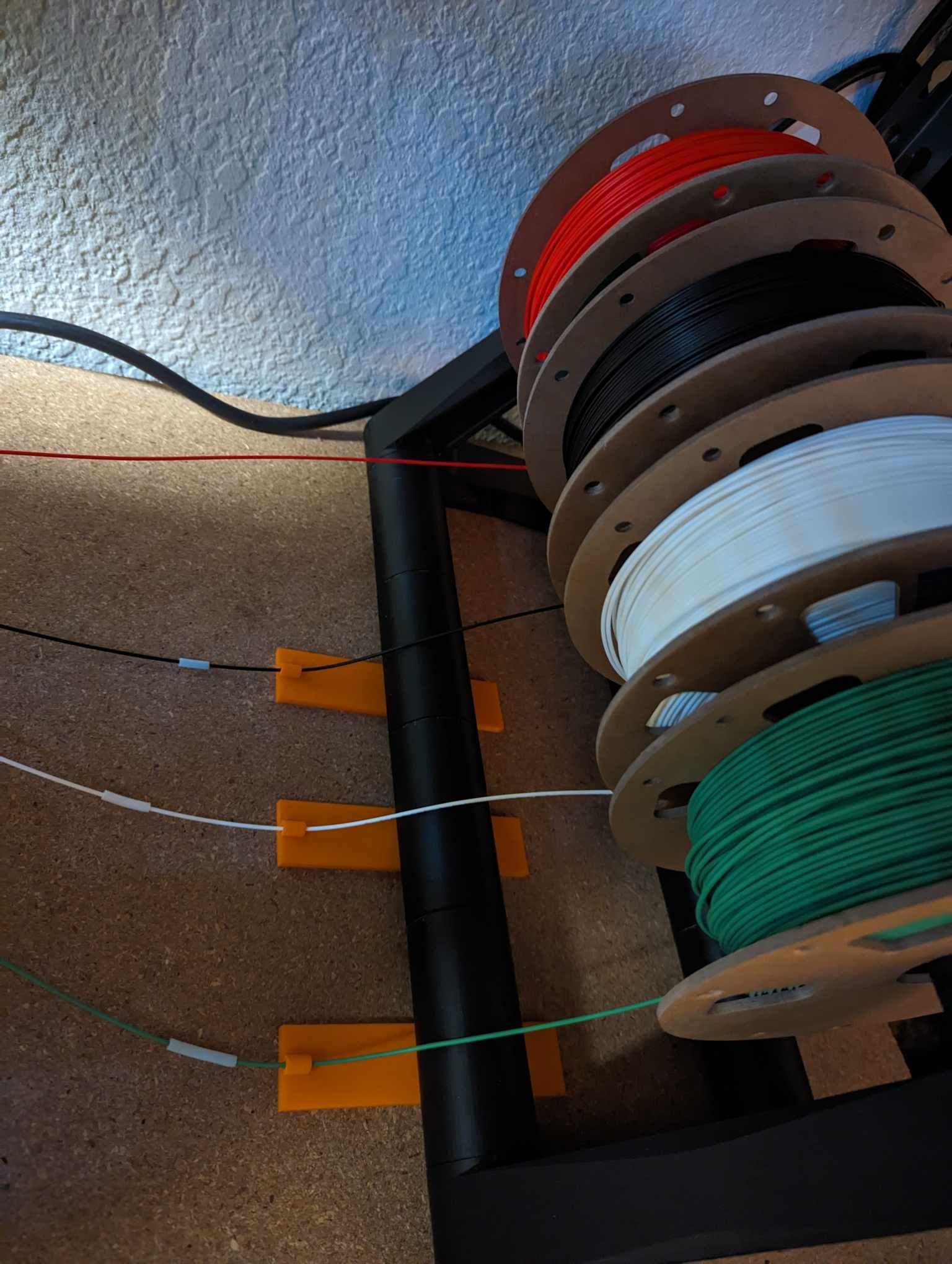 Simple filament guide for - Modular Spool Holder by Houston's3DPrints ...