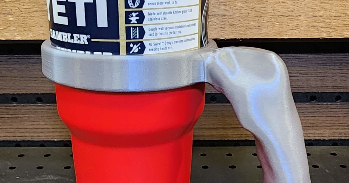 Ultimate grip handle for Yeti and Brumate large tumblers by mach3d ...