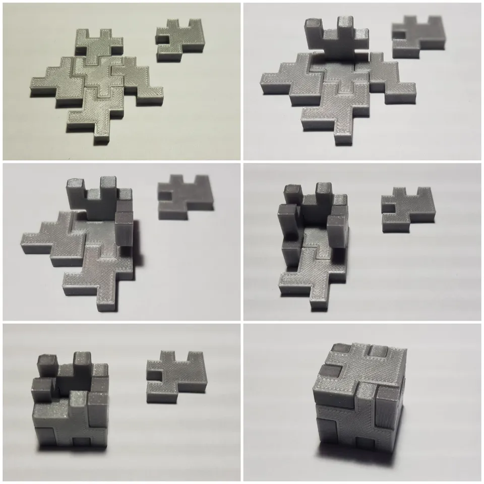 Würfel-Puzzle by Flexi-Maker | Download free STL model | Printables.com