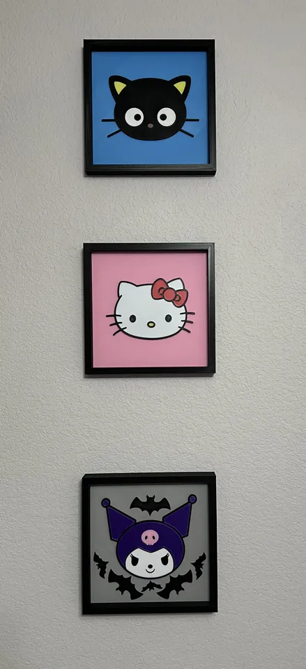 Kuromi - Hello Kitty and Friends Shadow Box by Jason M. | Download free ...