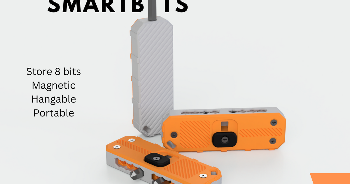 SmartBits - Magnetic screwdriver bits holder von michelem | Kostenloses ...