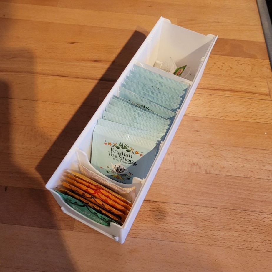 Stackable Tea Organizer with Dividers by Finn | Download free STL model ...