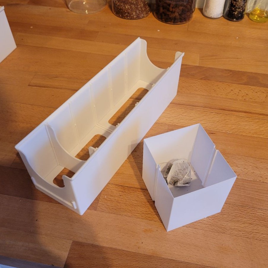 Stackable Tea Organizer with Dividers by Finn | Download free STL model ...