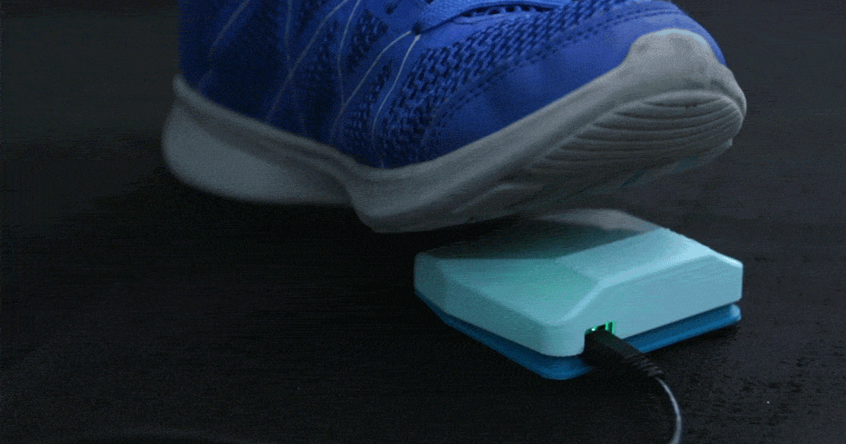 USB Foot Switch Controller by Adafruit | Download free STL model ...
