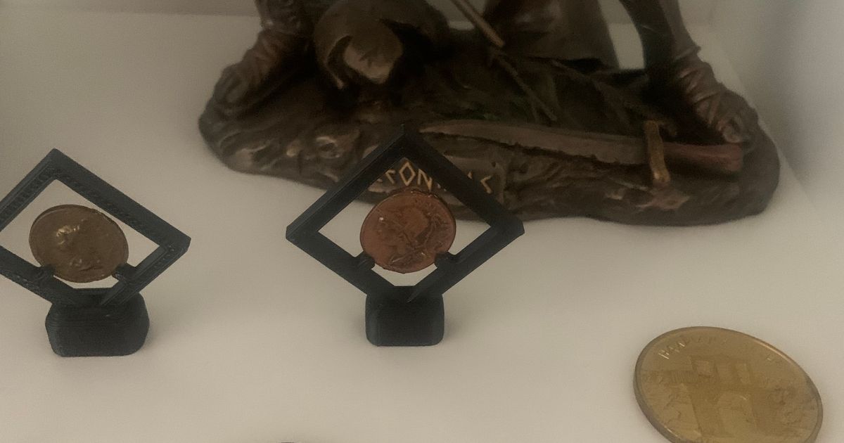 Ancient Coin Display by Johordan | Download free STL model | Printables.com