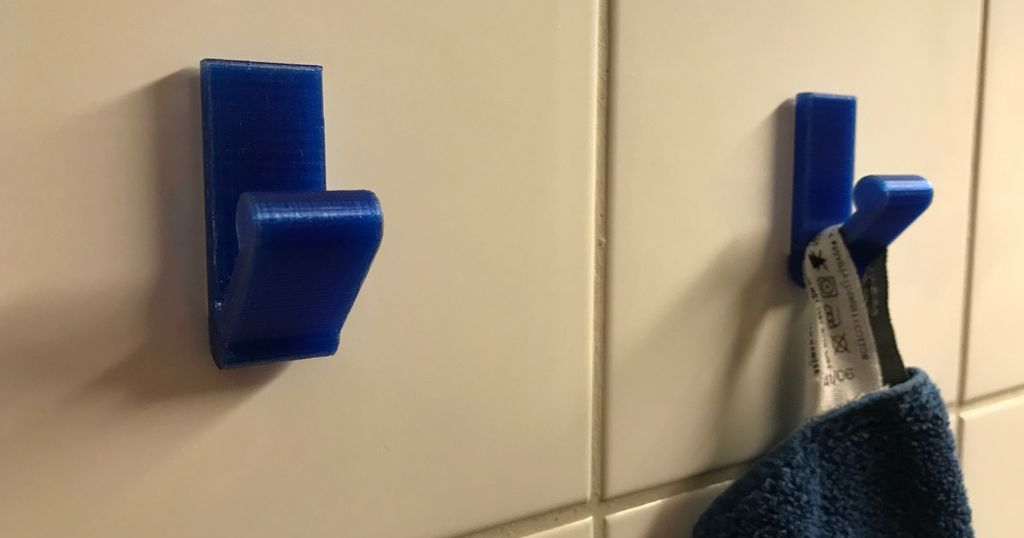 Simple wall hook by mkgin | Download free STL model | Printables.com