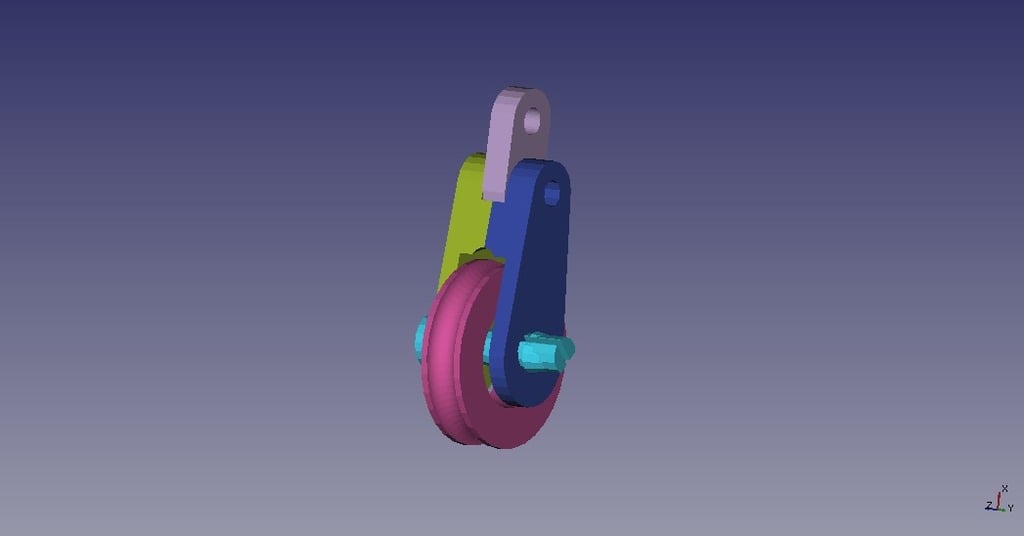 Filament pulley (circa 2015) by mkgin | Download free STL model ...
