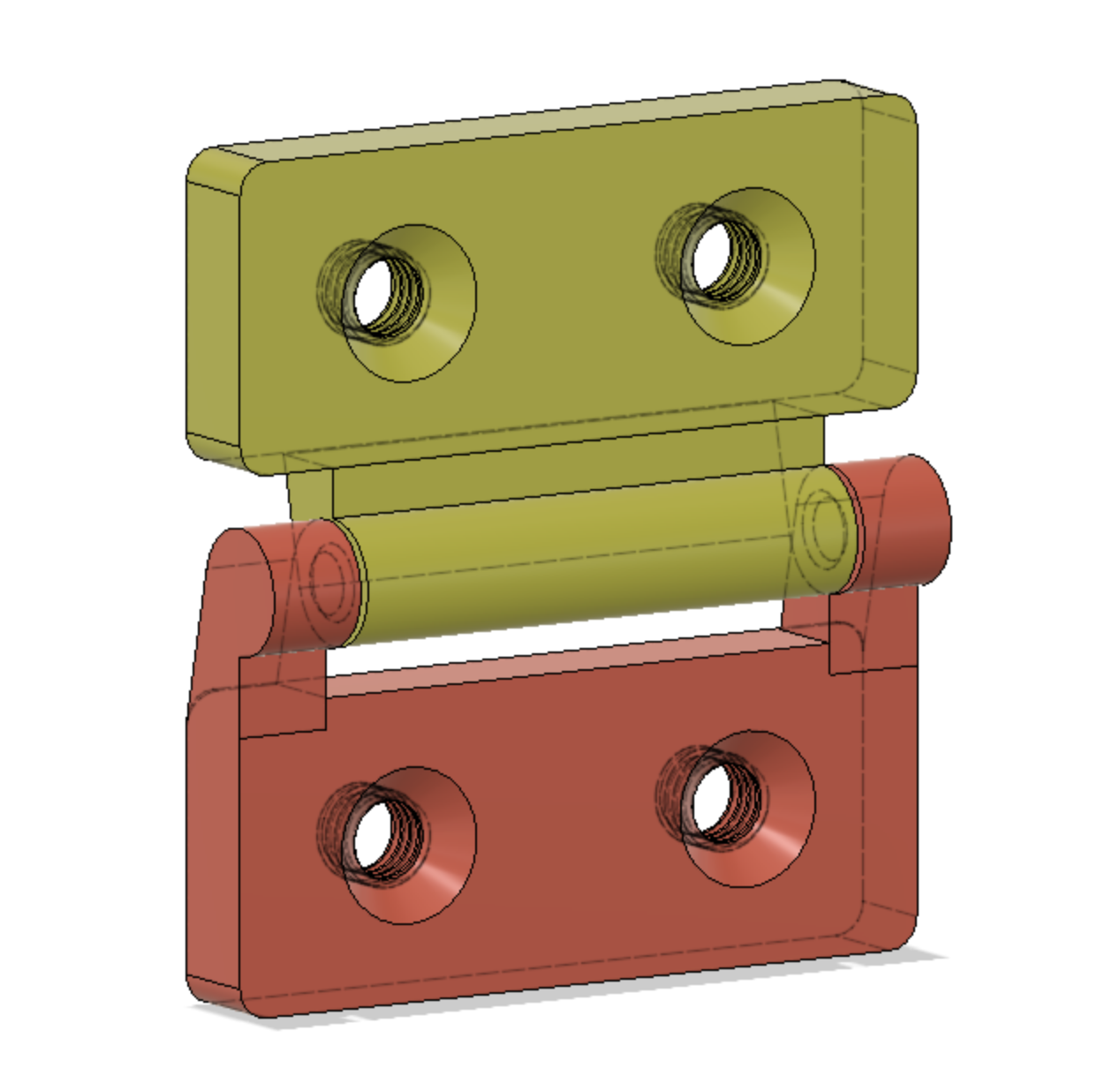 25mmX10mm hinges by Honghong | Download free STL model | Printables.com