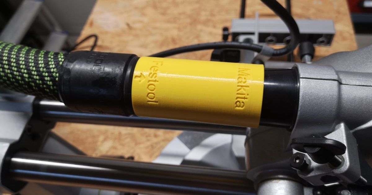 Festool Vacuum Cleaner Adapter for Makita Mitre Saw by Daniel Vitanza ...