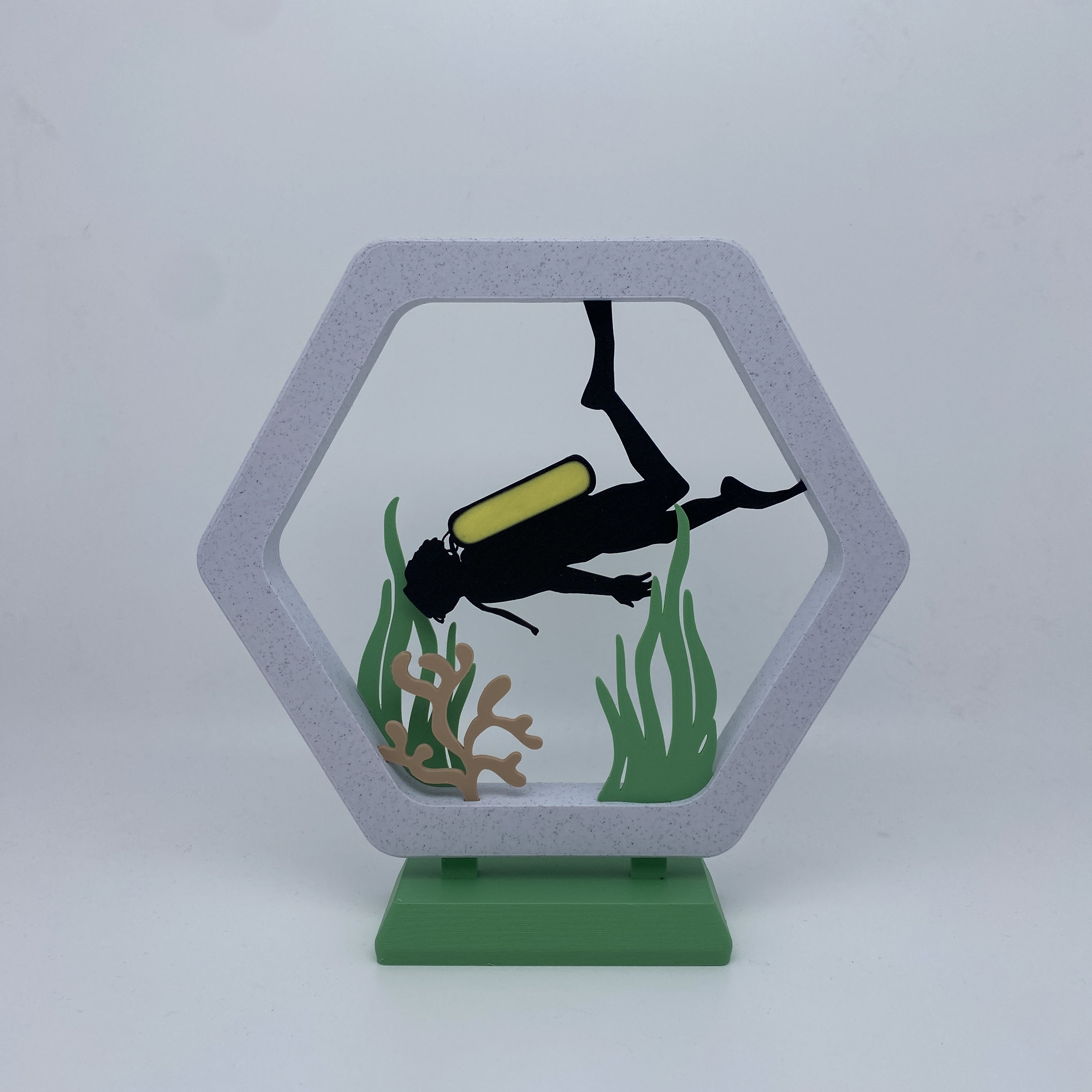 Frame scuba diver por Xav83 | Descargar modelo STL gratuito ...