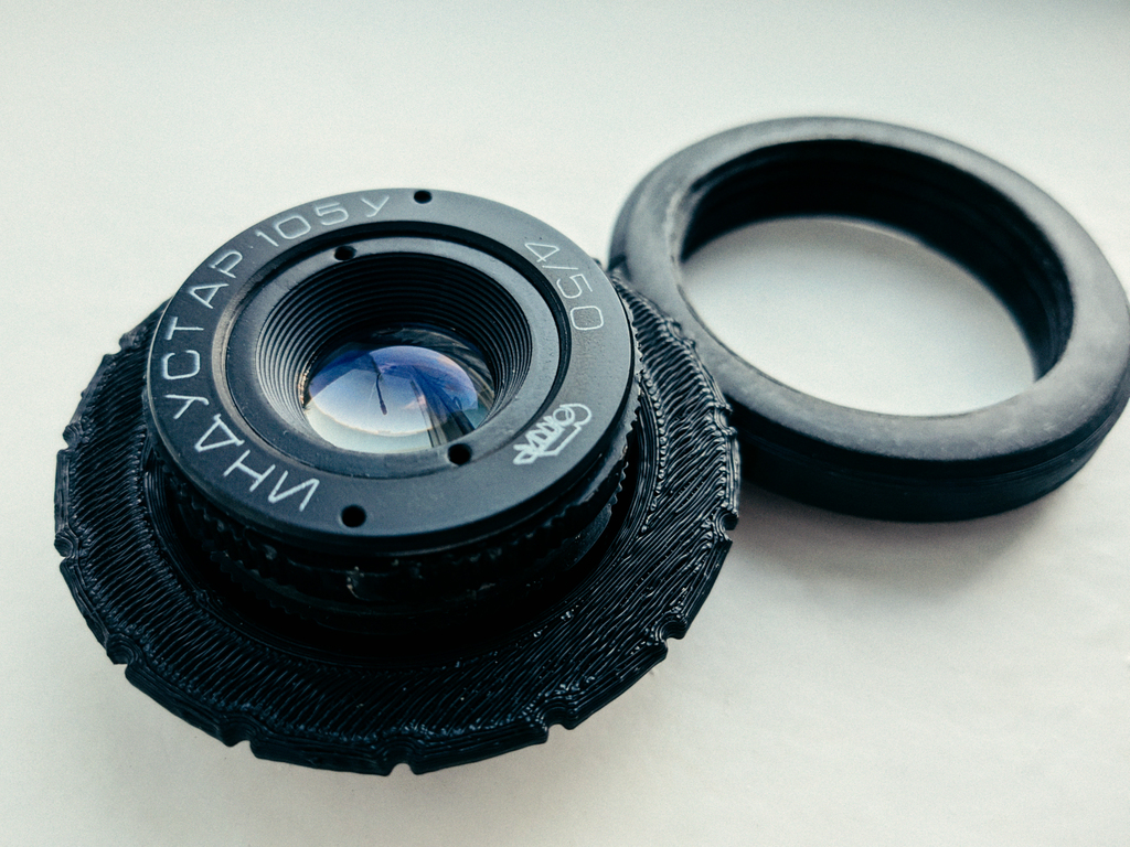 Industar-105U 4/50 adapter for canon EF by human1976 | Download free ...