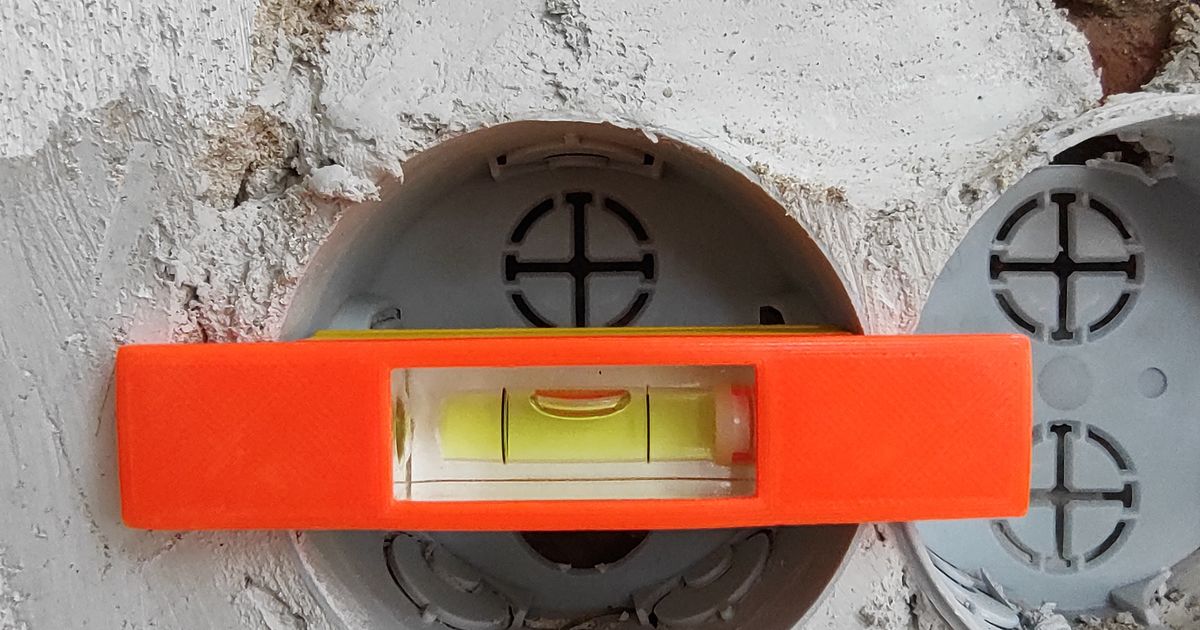 Electrician spirit level KP68 by Alexander Csonka | Download free STL ...
