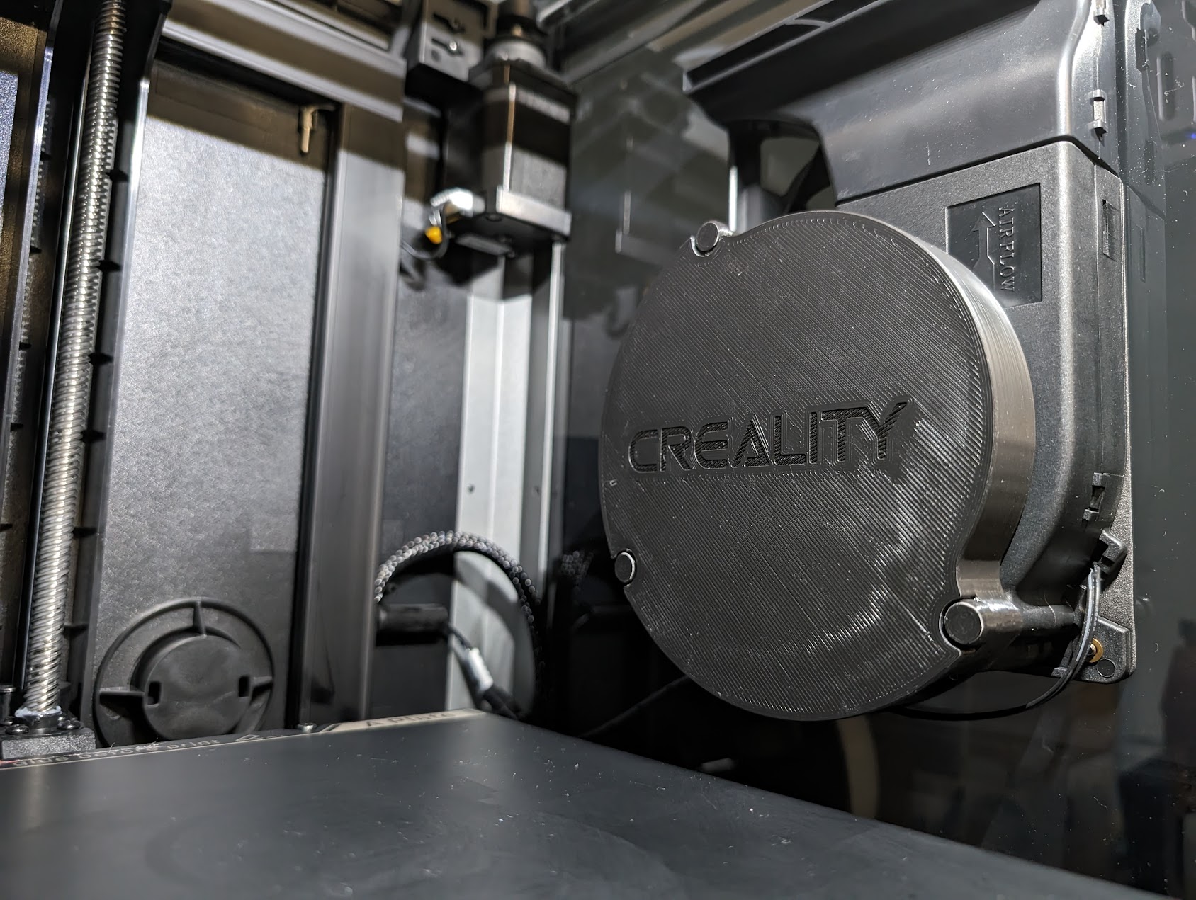 Creality Logo K1 side fan protection and noise dampener von D'Van ...