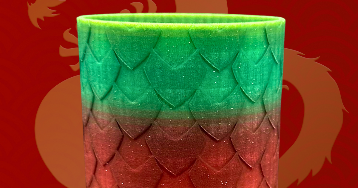 dragon scale vase by PiNK_3DP | Download free STL model | Printables.com