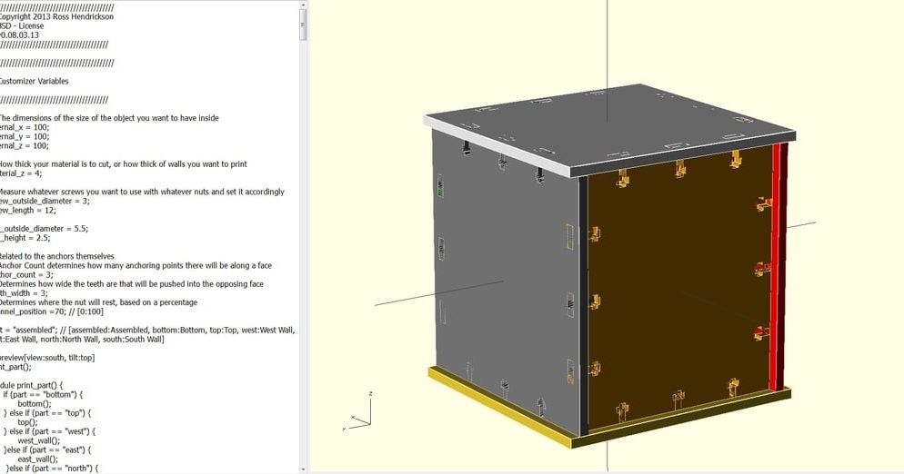 Parametric Box maker by Ross Hendrickson | Download free STL model ...