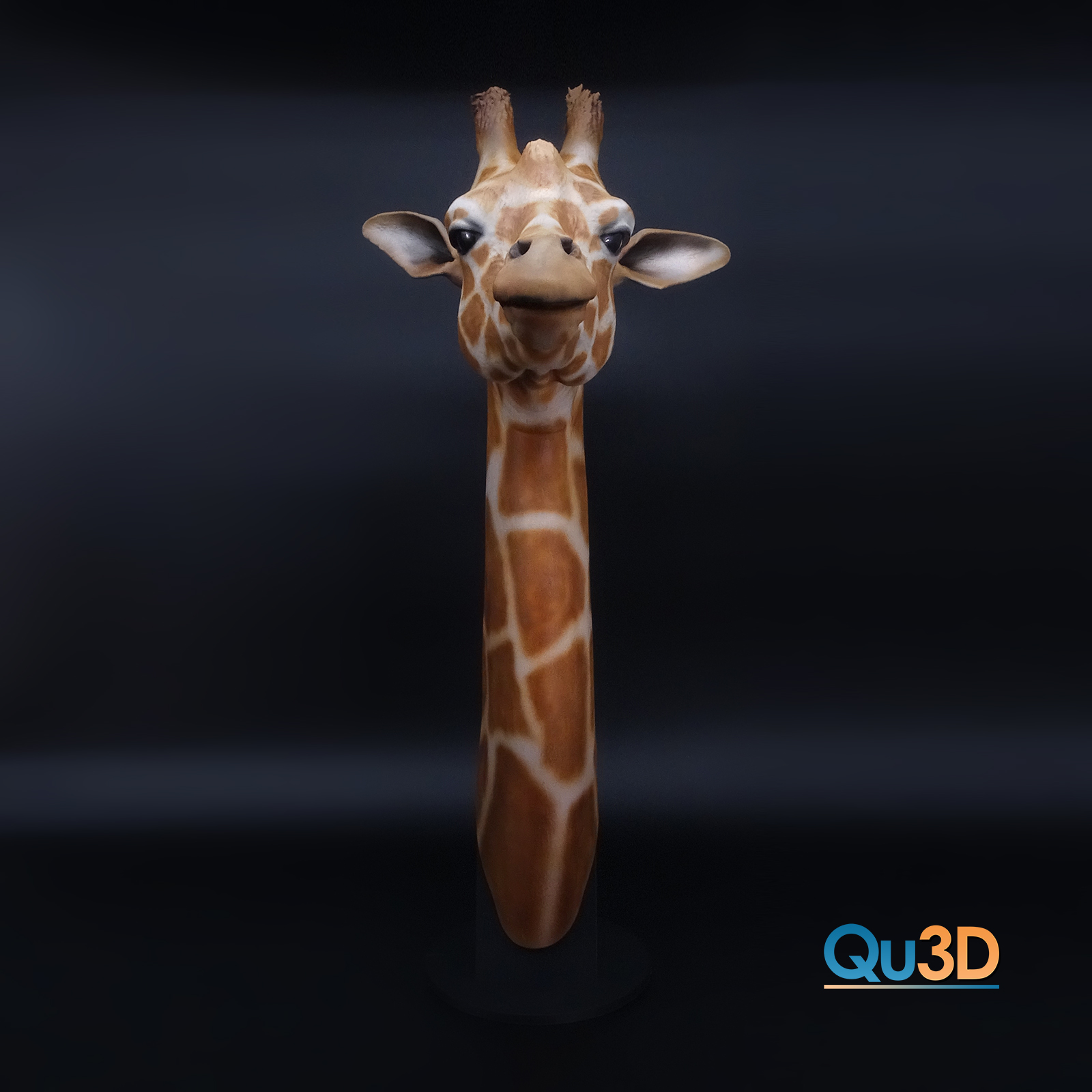 Giraffe - Animal - as a 3D Print Model 7 Parts - with Base and Wall ...