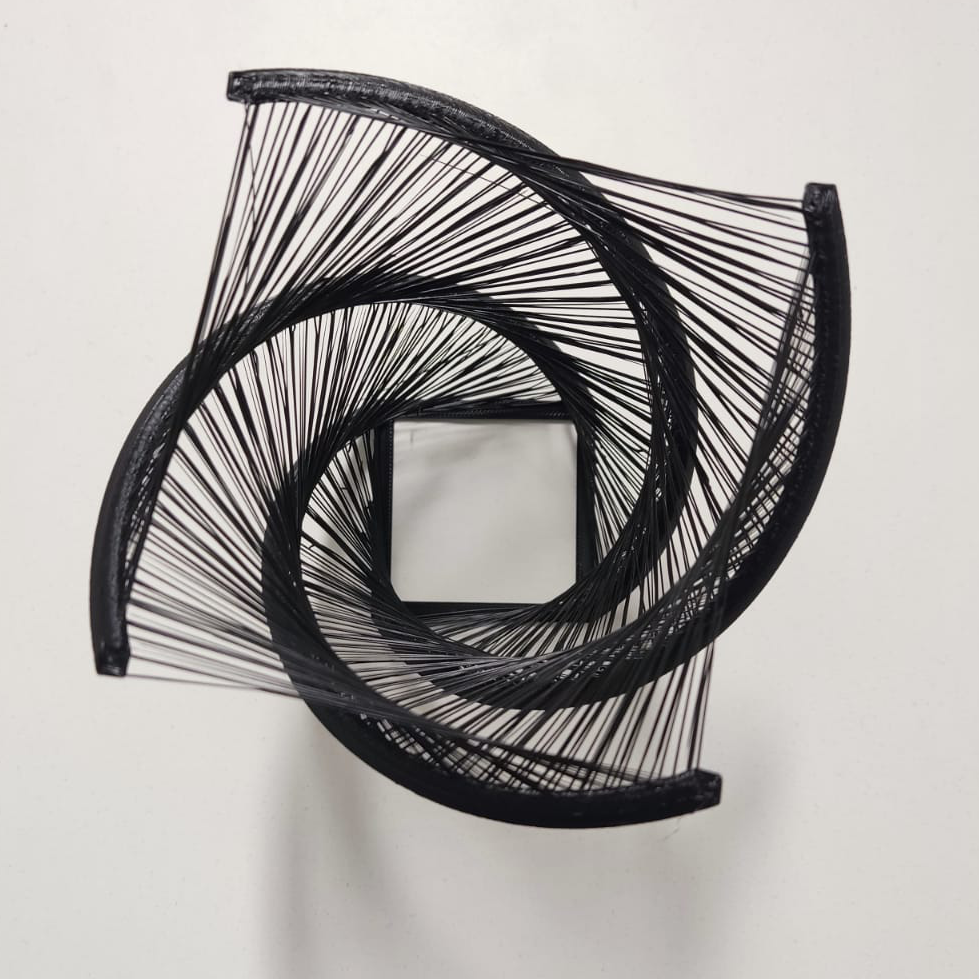 spiral string art vase holder by Lucandia | Download free STL model ...
