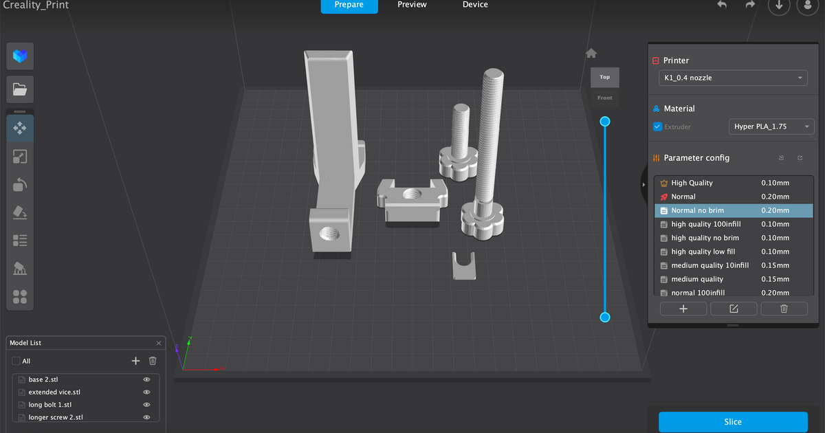 extended small vice by Tobyc | Download free STL model | Printables.com