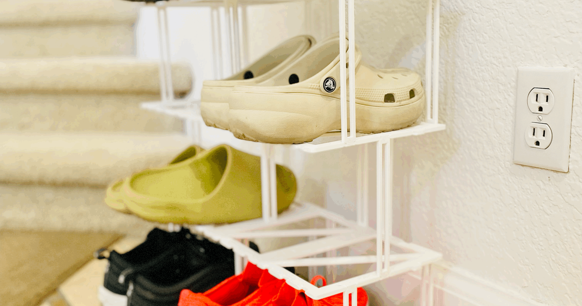 Infinity Shoe Rack - Fully Modular by PerlasPrints | Download free STL ...