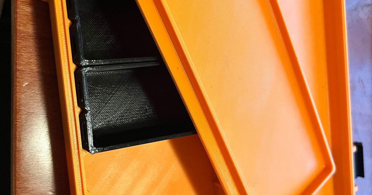 10 slot Inner Lid for parametric rugged box by Miko | Download free STL ...