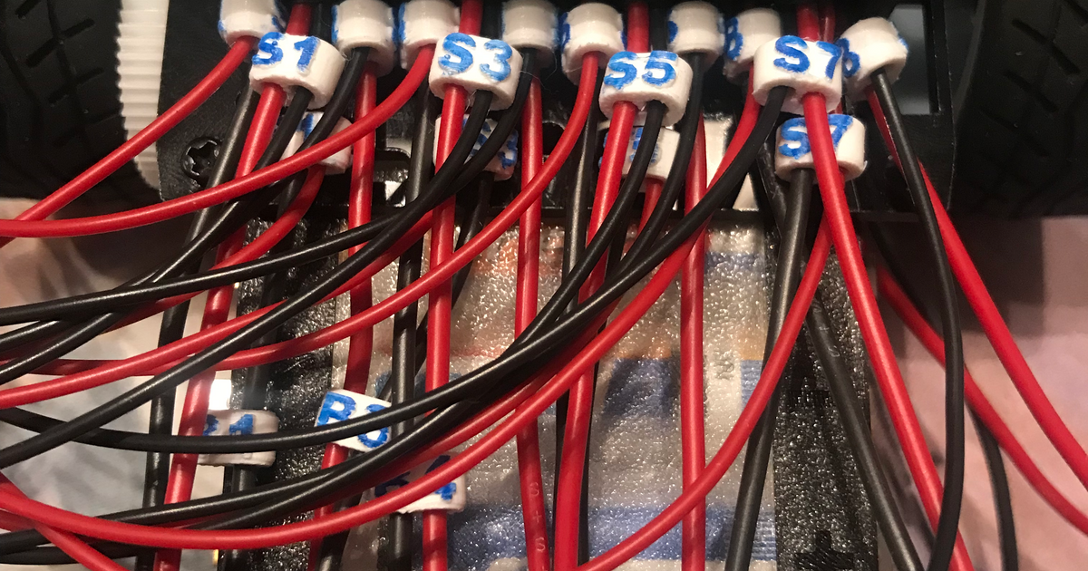 Cable identification tag by L.Gisi | Download free STL model ...