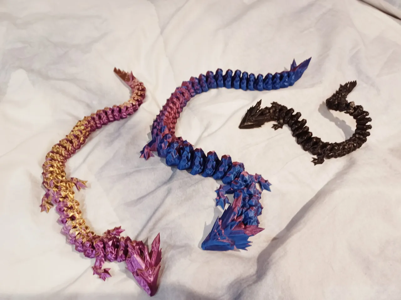 Articulated CRYSTAL Dragon by NewbyNinja | Download free STL model ...