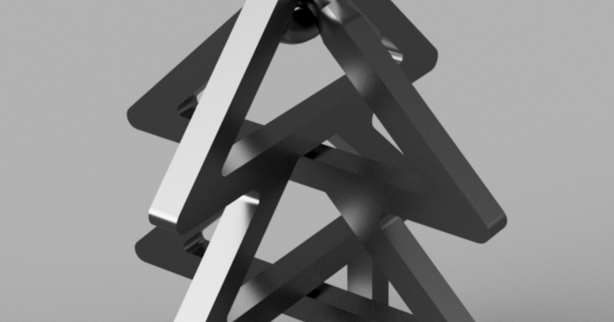 Interlocking Trees Christmas Decoration by Ainsworth Coultart ...