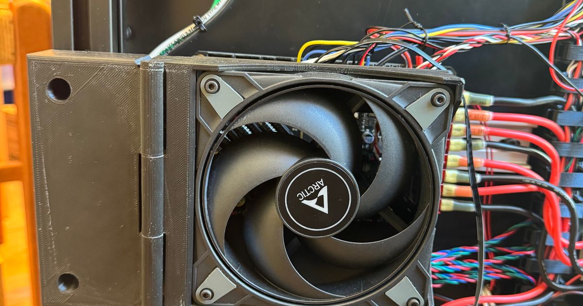 RatRig 120mm extended fan mount by Ross | Download free STL model ...