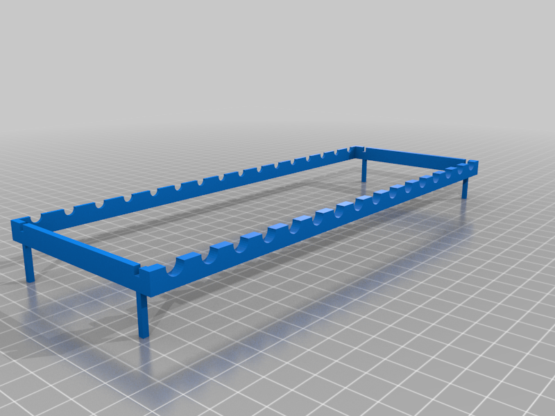 Stackable Parametric Syringe Rack by Stegorex | Download free STL model ...