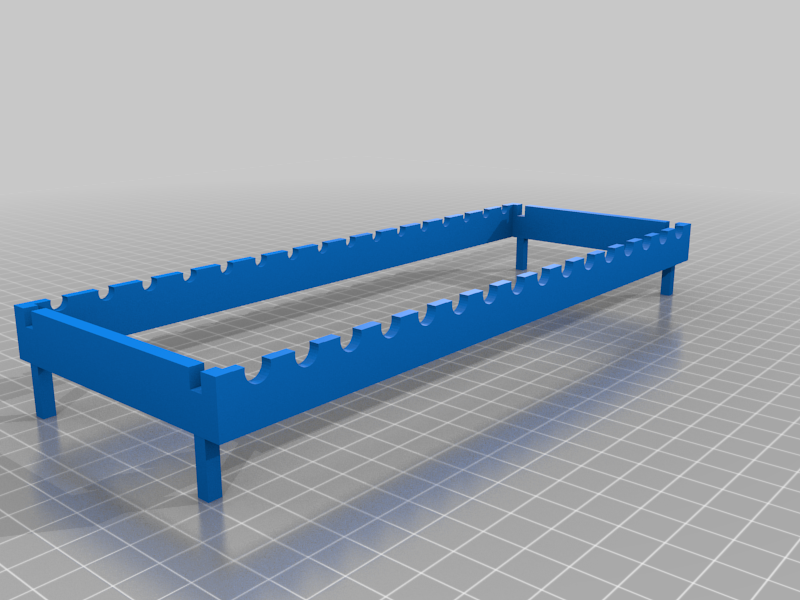 Stackable Parametric Syringe Rack by Stegorex | Download free STL model ...