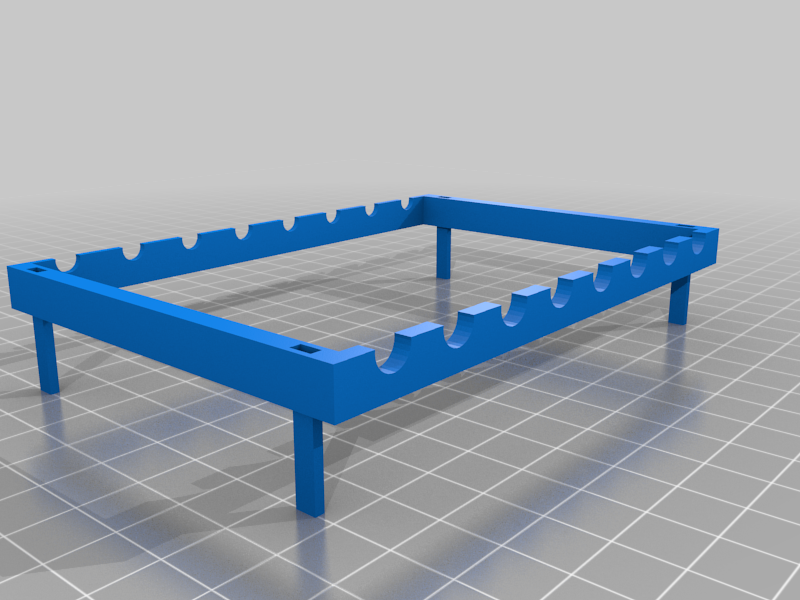 Stackable Parametric Syringe Rack by Stegorex | Download free STL model ...