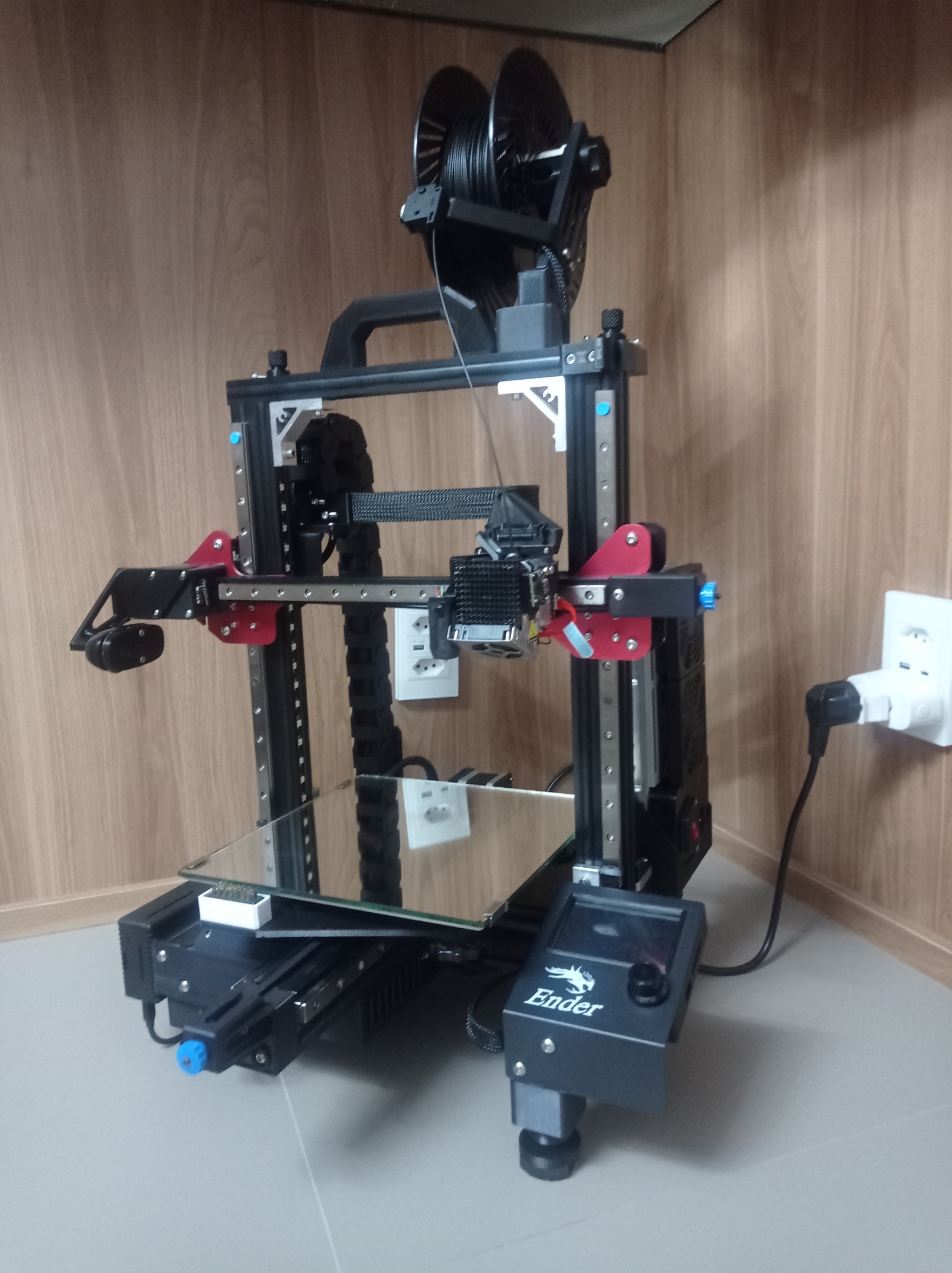 Ender 3 Pro Meanwell PSU relocation dual Z steppers by RobimXD ...