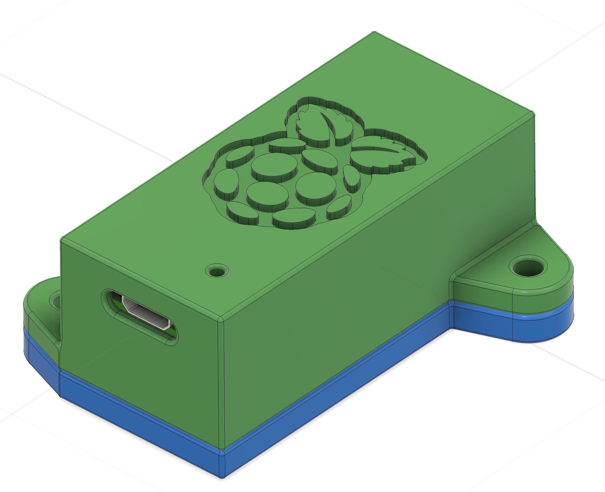 Raspberry Pi Pico Housing - Parametric Design by CADclass.org ...