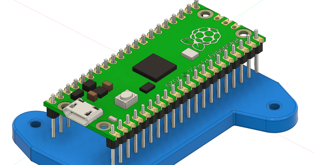 Raspberry Pi Pico Housing - Parametric Design by CADclass.org ...