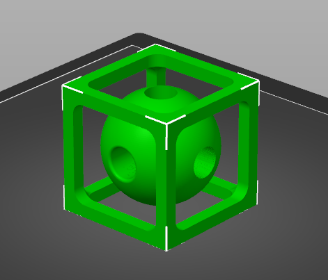 Ball In a Cube by Valter Santos | Download free STL model | Printables.com