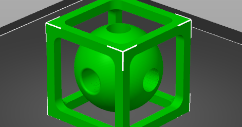 Ball In a Cube by Valter Santos | Download free STL model | Printables.com