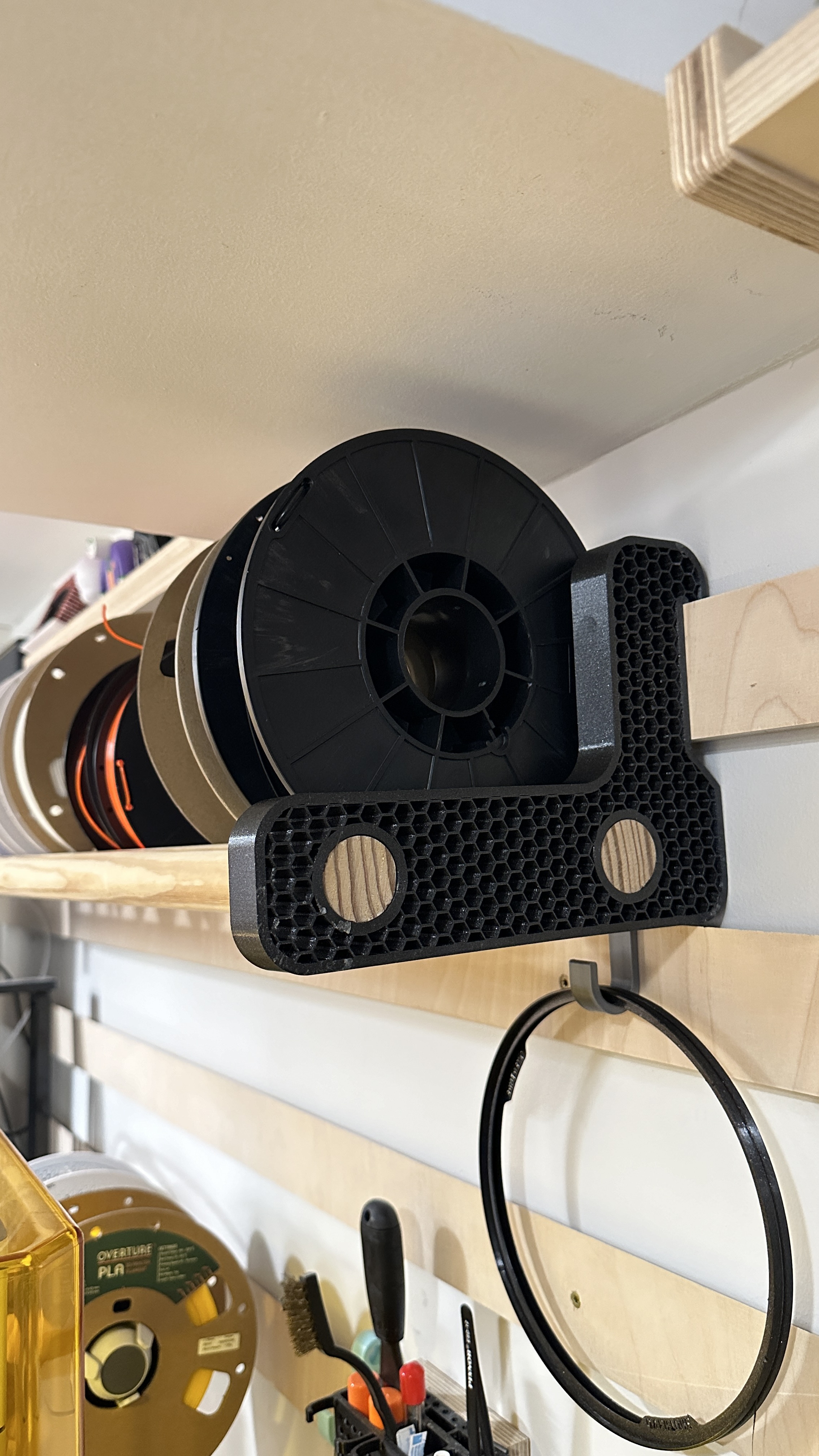 French Cleat Spool holder by 3DDIY | Download free STL model ...