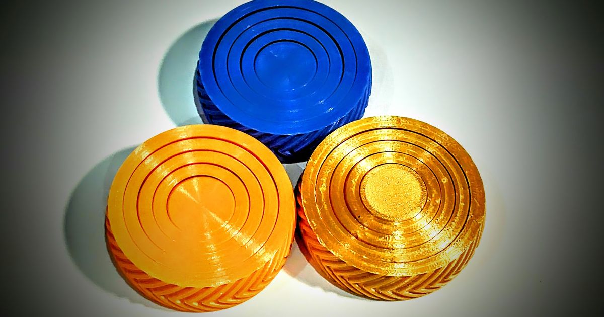 Circle spinner with tread pattern von vulcan | Kostenloses STL-Modell ...