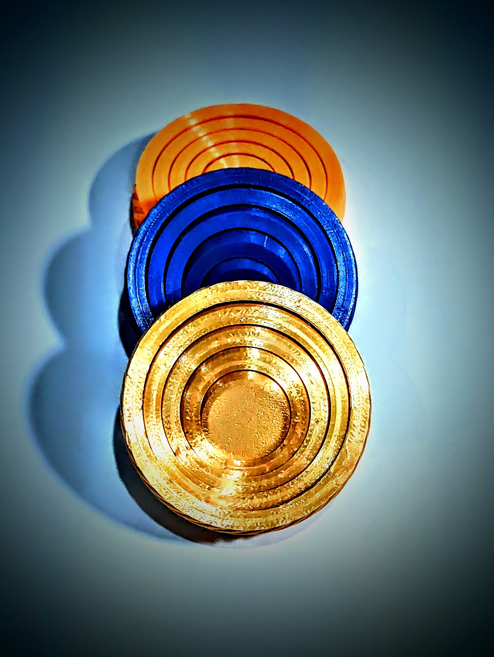 Circle spinner with tread pattern by vulcan | Download free STL model ...