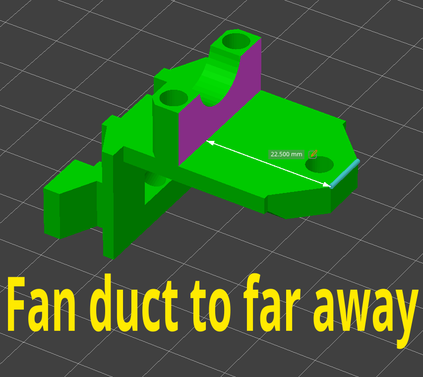 Modified Rookery V6-CHC Mount for clone v6 hot end by Tomihawky ...