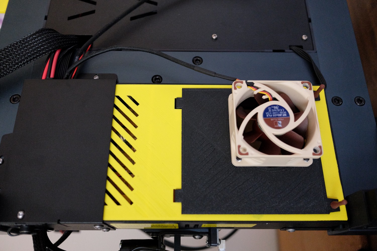 Neptune PSU cover with modular fan mount 40mm 60mm 80mm 90mm 120mm for ...