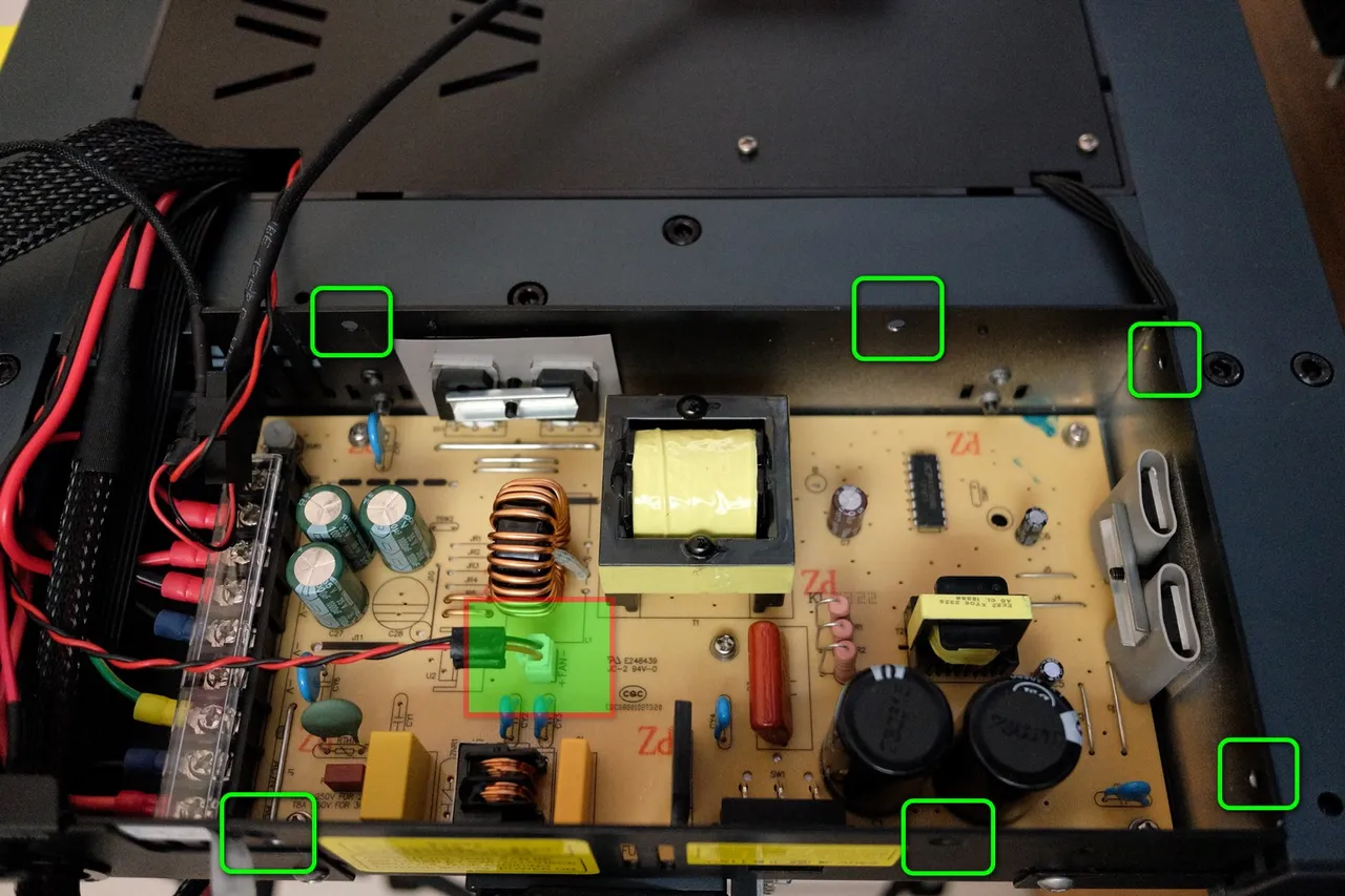 Neptune PSU cover with modular fan mount 40mm 60mm 80mm 90mm 120mm for ...