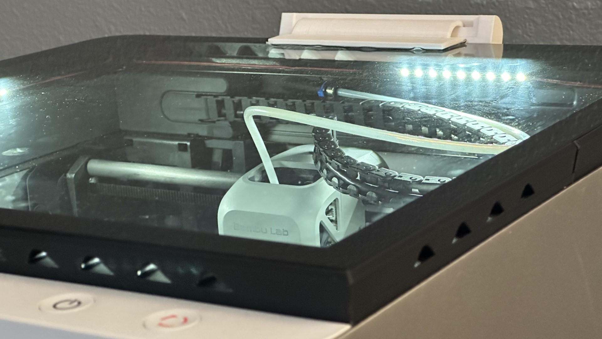 Bambu Lab X1C Top Glass Spacer / Riser / Mount with Vents, magnet ...